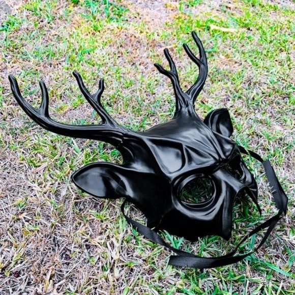 UniMasquerade | Accessories | Devil Antler Deer Horn Halloween Mask ...